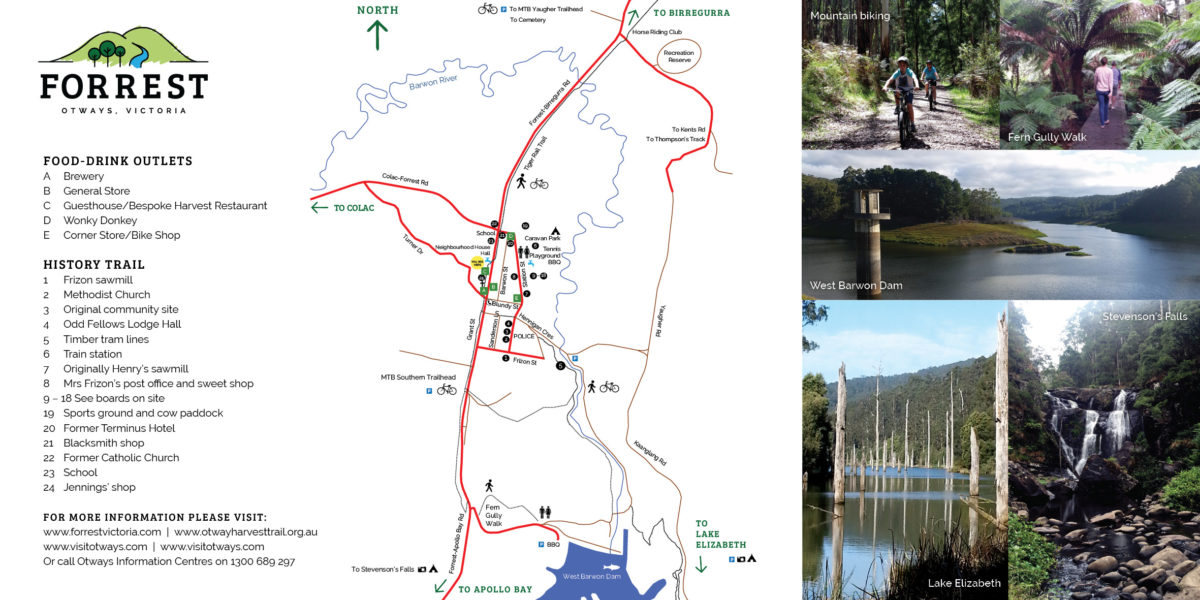 For those visiting Forrest, we now have a map for you... - Forrest ...